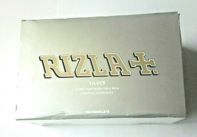 50 PACKS OF Rizla Silver Super Thin Standard/Regular Rolling Papers ...