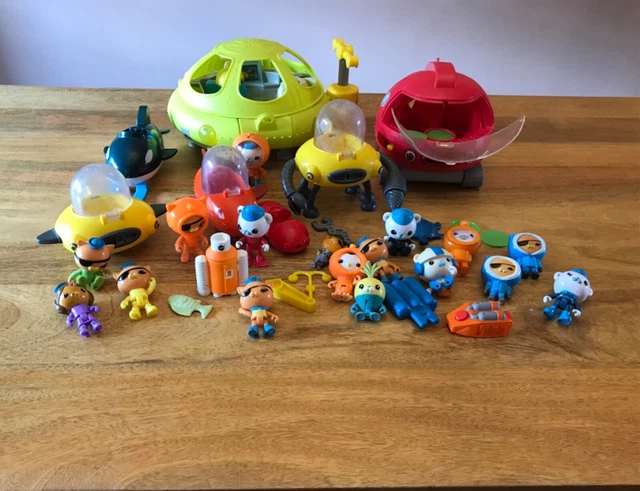 HUGE OCTONAUTS PLAYSET Bundle Figures and animals sea creatures ...