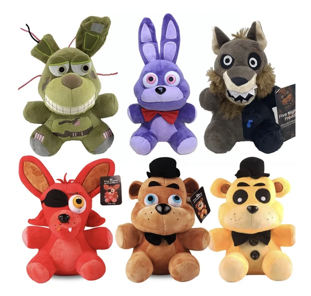 PLUSH TOYS FNAF Five Nights At Freddy's Teddy Movie Foxy Cute Plushie ...