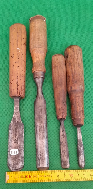 OUTIL ANCIEN - LOT CISEAUX A BOIS GOUGES PEUGEOT FRERES, S.J.ADDIS ...