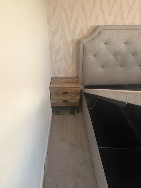 SUPER KING SIZE ottoman bed high quality worth £2000 in the shop brand ...