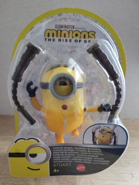 MINIONS: THE RISE of Gru – Nunchuck Swinging Stuart Action Figure £6.50 ...