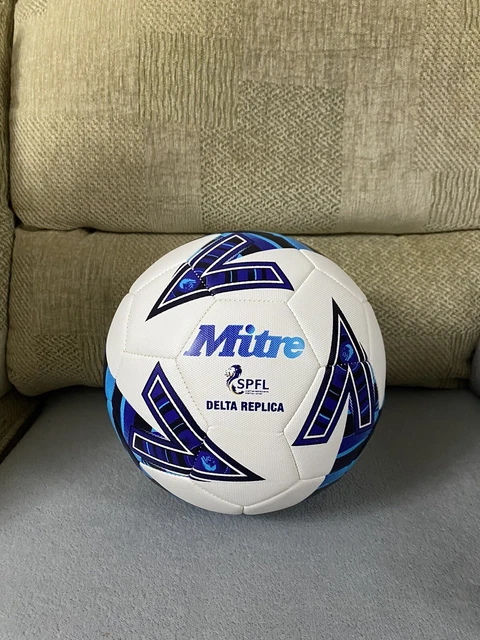 RÉPLICA DE BALÓN de fútbol Mitre Delta SPFL blanco/azul nuevo talla 5 ...