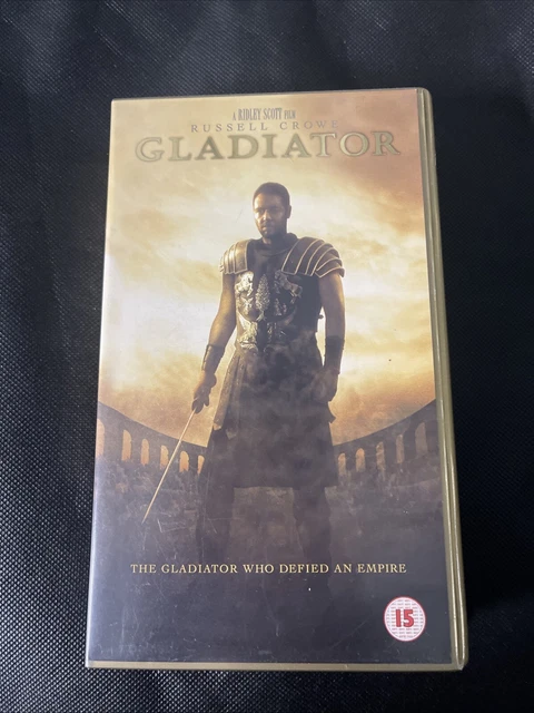 Gladiator 2000 Ridley Scott Russell Crowe Joaquin Phoenix Vhs