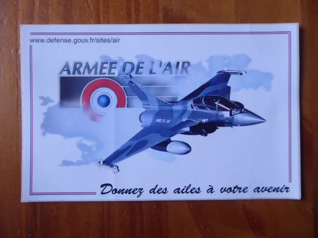 AUTOCOLLANT STICKER AUFKLEBER Armee De L'air French Air Force Pilote ...