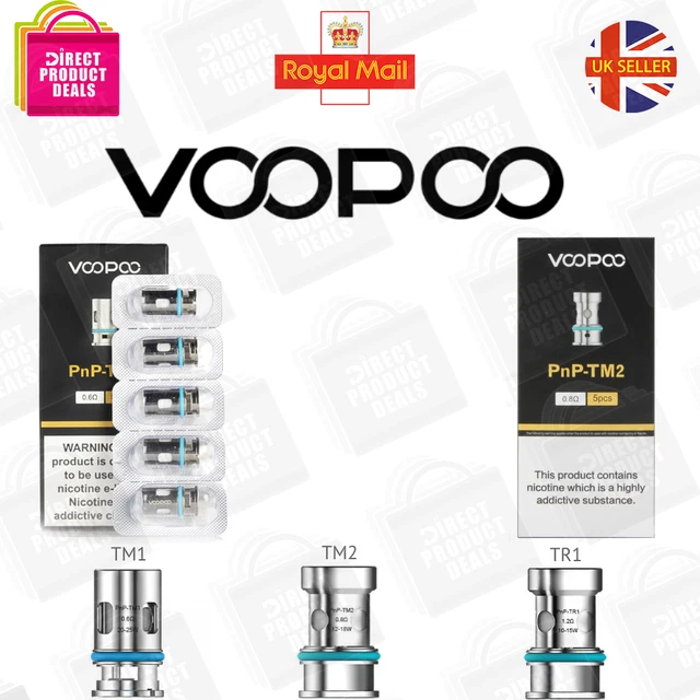 VOOPOO PNP REPLACEMENT Coils for Drag X S Vinci R Air Argus TM1 | TM2 | TR1 | UK £9.45 - PicClick UK