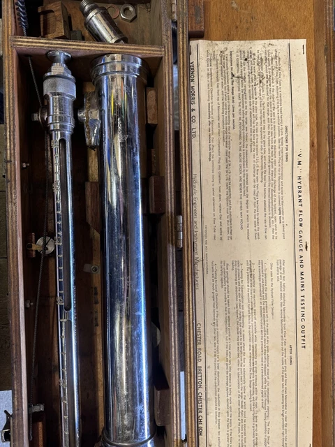 VERNON MORRIS TEST Outfit : Hydrant Flow Gauge : New costs £1470.00 £ ...