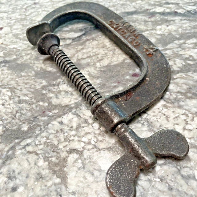 VINTAGE C CLAMP ~ MARK CHICAGO 4 Inch $9.95 - PicClick