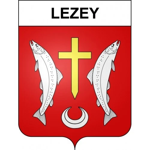 LEZEY 57 VILLE sticker blason écusson autocollant adhésif EUR 3,99 - PicClick FR