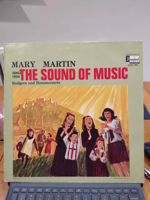 DISNEYLAND RECORDS MARY Martin Songs from the Sound of Music LP STER ...