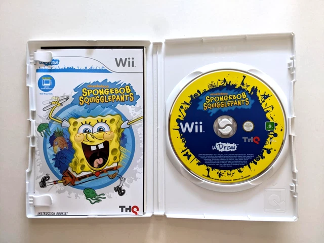 SPONGEBOB SQUIGGLEPANTS (WII) PEGI 7+ uDraw MANUAL included £3.40 ...