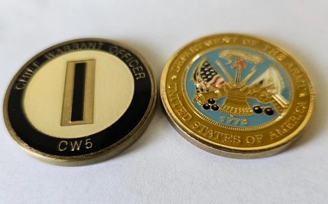 CHIEF WARRANT OFFICER CW5 US ARMY Challenge Coin $10.00 - PicClick