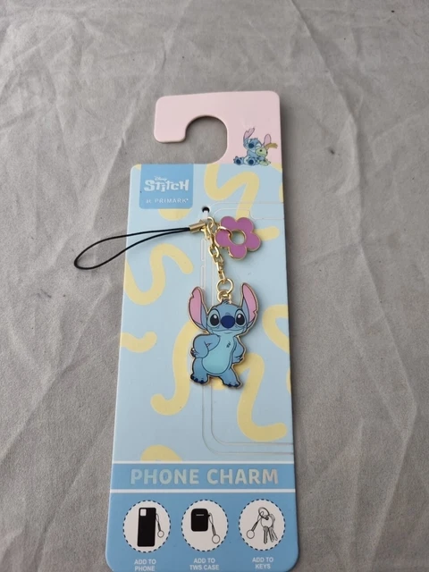 DISNEY PRIMARK EXCLUSIVE Lilo & Stitch Metal Phone Bag Charm Keyring £3 ...