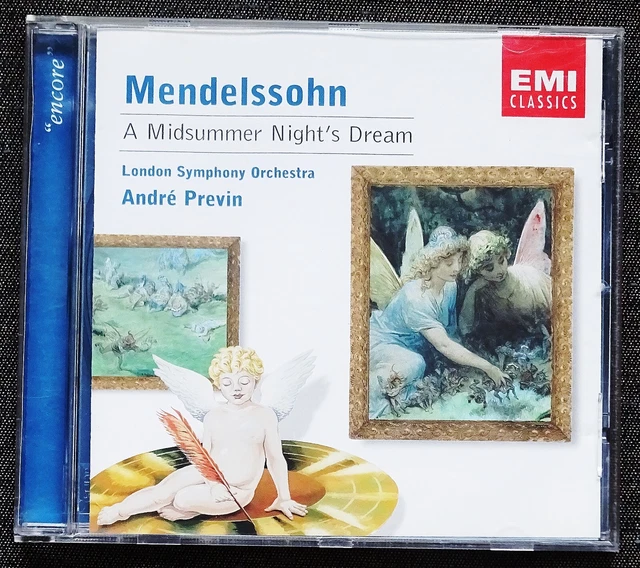 MENDELSSOHN: A MIDSUMMER Night's Dream. London SO, André Previn. 1 CD 2002, EMI £3.95 - PicClick UK