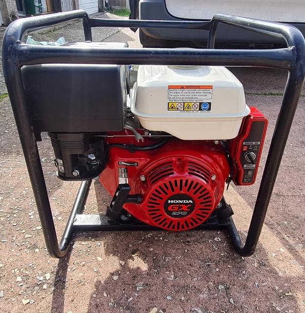 STEPHILL HONDA GX270 5Kva Electric Start Dual Voltage Petrol Generator ...