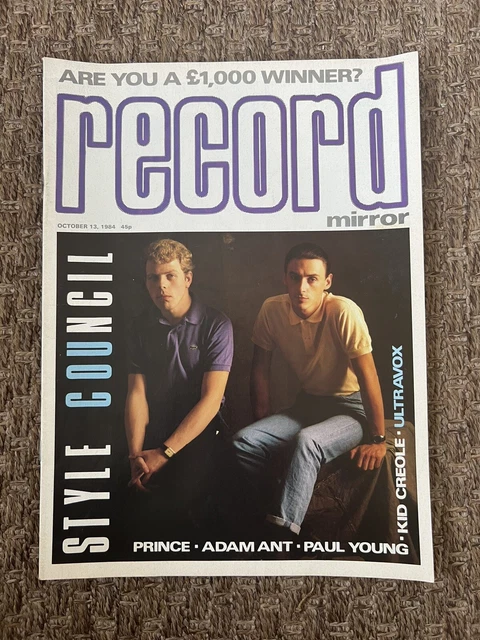 RECORD MIRROR OCTOBER 1984 - Style Council Paul Young Cover Features £4 ...