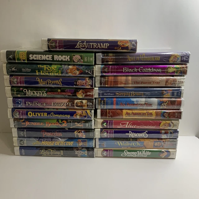 ALL SEALED 21 Disney/Universal/MGM VHS collection - Black Diamond ...