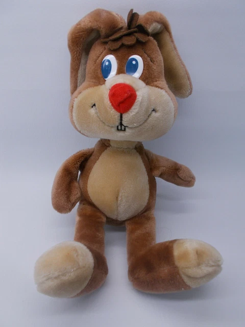 VINTAGE NESTLE QUICK Bunny Rabbit Plush 1985 Stuffed Animal Chocolate ...