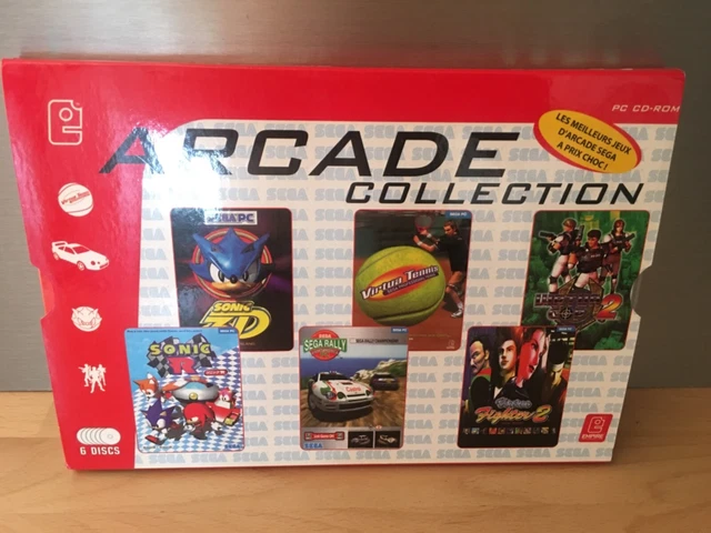 JEUX PC CD-ROM compilation arcade collection SEGA 6 discs EUR 14,90 ...
