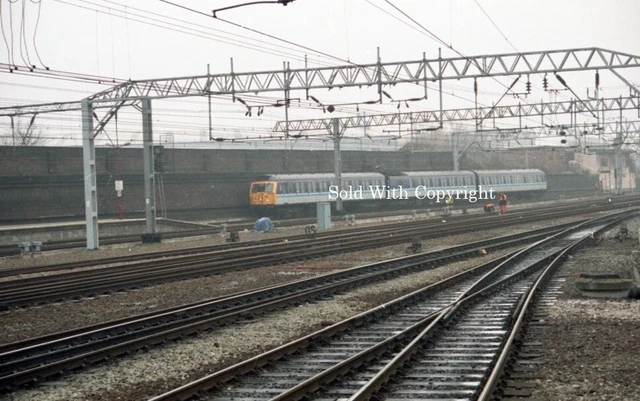 CREWE BR Class 305 Loco British Rail Railway 35mm Negative 1991 #T103 £ ...