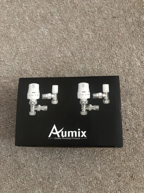 NEW AUMIX 15MM ANGLE TRV+ LOCKSHIELD VALVE TRV02AG £30.95 - PicClick UK