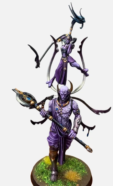 SLAANESH THE VENGEFUL Allegiance Syll'Esske Chaos Warhammer AOS Painted ...