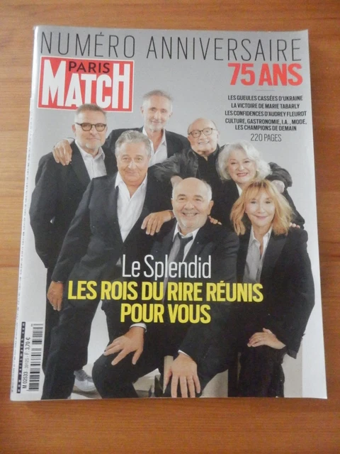 PARIS MATCH N°3912 du 25 avril au 1 mai 2024 Numéro anniversaire 75 ans ...