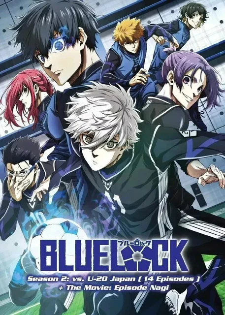 ANIME DVD BLUE Lock Season 2 (1-14 End + Movie) Complete ENGLISH DUB ...