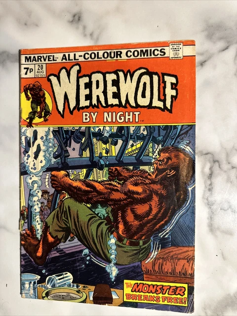 WEREWOLF BY NIGHT Marvel Comics Bronze Age Horror 1974 EUR 17,32 ...
