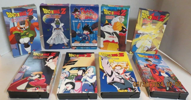 8 DRAGON BALL Z Vhs Tapes & 1 Dragon Ball 1 Vhs Tape £31.03 - PicClick UK