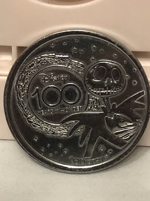 JACK SKELLINGTON DISNEY 100 Years Of Wonder Celebration Silver Coin ...