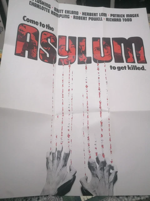 SECOND SIGHT FILMS Asylum blue ray with booklet, poster, slipcase. £44. ...