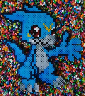 GANONDORF BEAD SPRITE perler Artkal Pixel Art Rétro Legend of Zelda ...