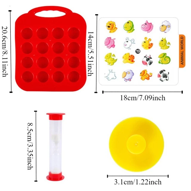 PLASTIC MEMORY PAIRING Game Puzzle Game Interactive Toys Children Girls ...