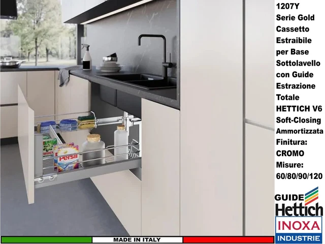 CARELLO CESTELLO ESTRAIBILE Sottolavello INOXA 1207Y/80-50 Guide ...