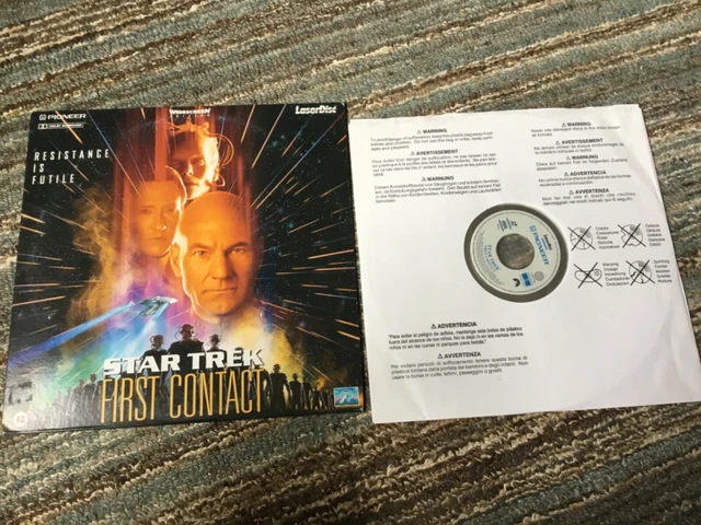 STAR TREK FIRST Contact PAL Widescreen Edition Laserdisc Laser Disc 12 ...