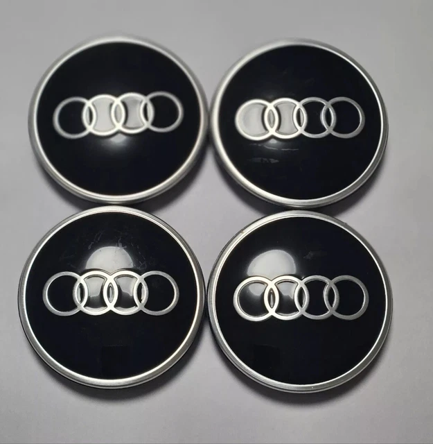 NABENDECKEL SCHWARZ NABENKAPPEN Original Audi A3 A4 A5 A6 A7 A8 ...