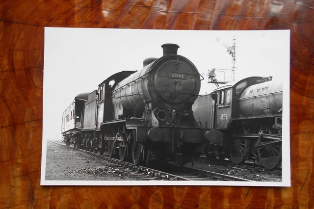 BR LNER GRESLEY Class J38 No 65907 Steam Locomotive Thornton Photograph ...