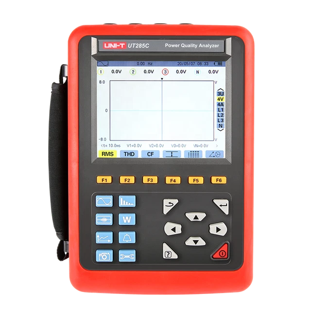 UNI-T 3 PHASE Power Quality Analyzer TRUE RMS Flexible Current Clamp ...