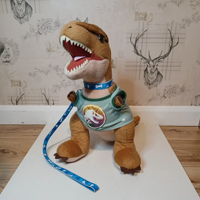 JURASSIC WORLD T Rex Dinosaur Soft Plush Toy Build a Bear with shirt £ ...