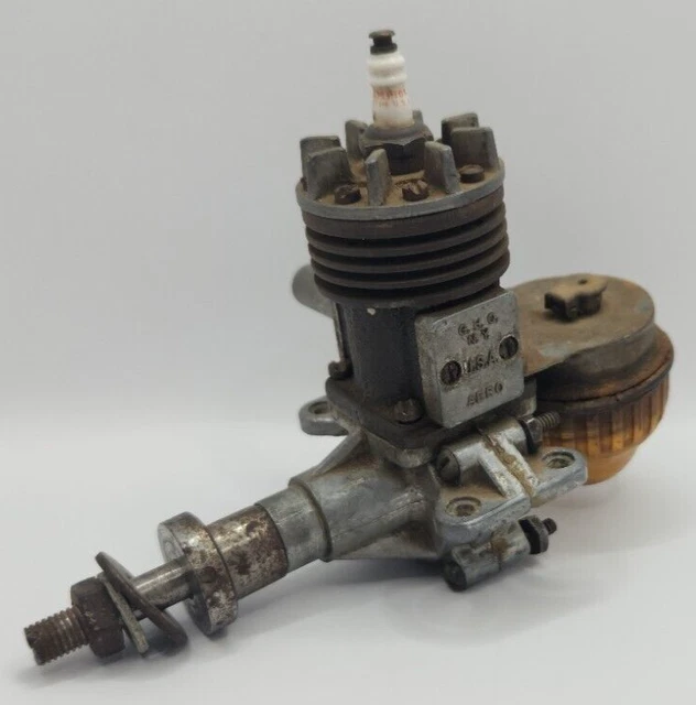 VINTAGE G.H.Q AERO USA RC Model Airplane Engine GHQ NY Motor Champion ...