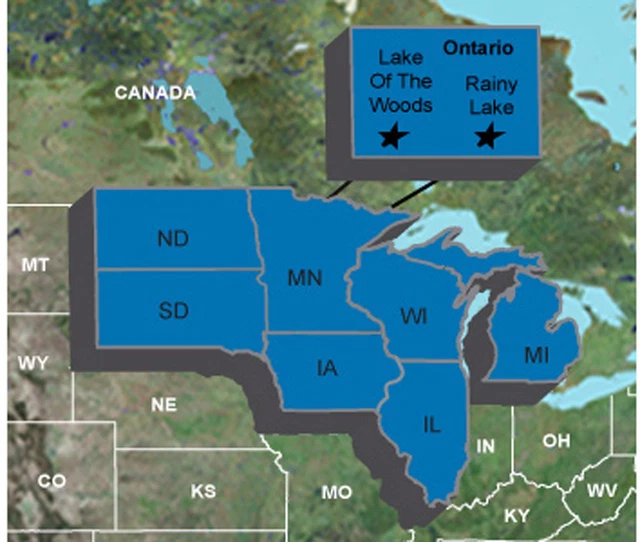 GARMIN UPPER MIDWEST Fishing Guide - microSD/SD w/ Lake of the Woods ...