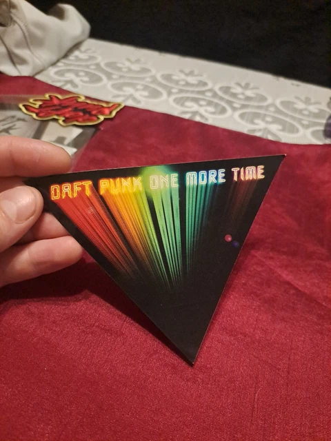 DAFT PUNK STICKER One More Time Promo 15cm X 15cm £8.50 - PicClick UK