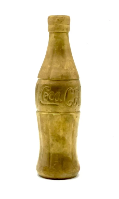 ICONIC SOLID BRASS Coca Cola Soda Pop Art Sculpture 7.25'' Bottle ...