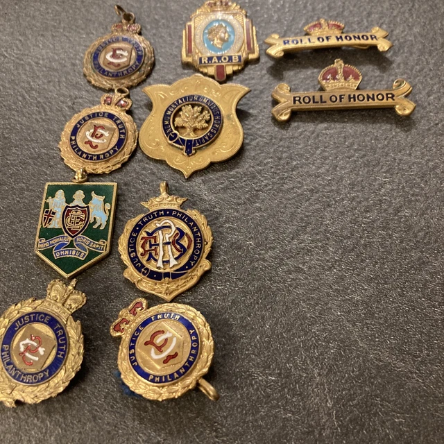 TEN VINTAGE MASONIC/RAOB Medals/Badges £25.00 - PicClick UK