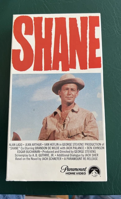 VINTAGE VHS SHANE 1952 Jack Palance Western Like New £6.53 - PicClick UK