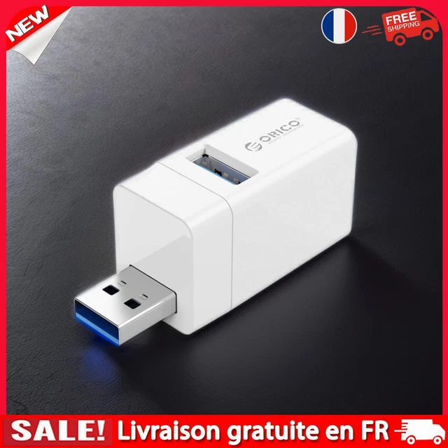 FR USB 3.0 Mini Hub Docking Station 1 * USB3.0 2 * USB2.0 3-Port for ...