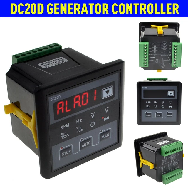 DIESEL ENGINE/GENERATOR DC20D Controller Module remote Auto Start/Stop ...