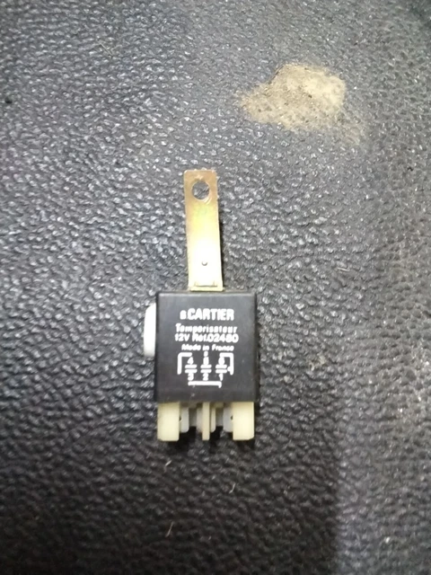 RELAIS RENAULT G.CARTIER 12v Réf 02489 Temporisateur EUR 21,00 ...