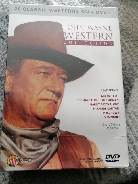 JOHN WAYNE WESTERN Collection: 20 Classic Movies DVD 4 Disc Brand New ...